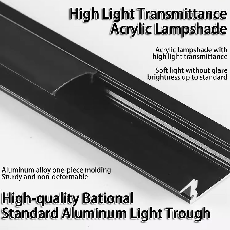 LED Surface Mounted Linear Light Aluminum Groove Embedded Ceiling ...